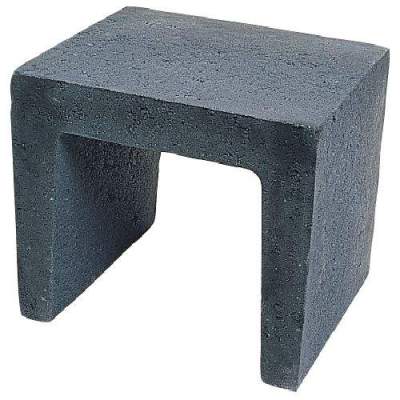 U-element 40x40x50cm antraciet - Onlinebetonstenen.nl